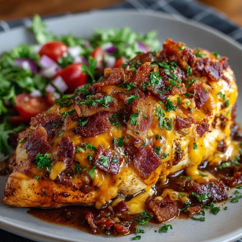 Cowboy BBQ Bacon Cheddar Chicken Recipe
