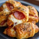 Mozzarella Pepperoni Croissant Rolls