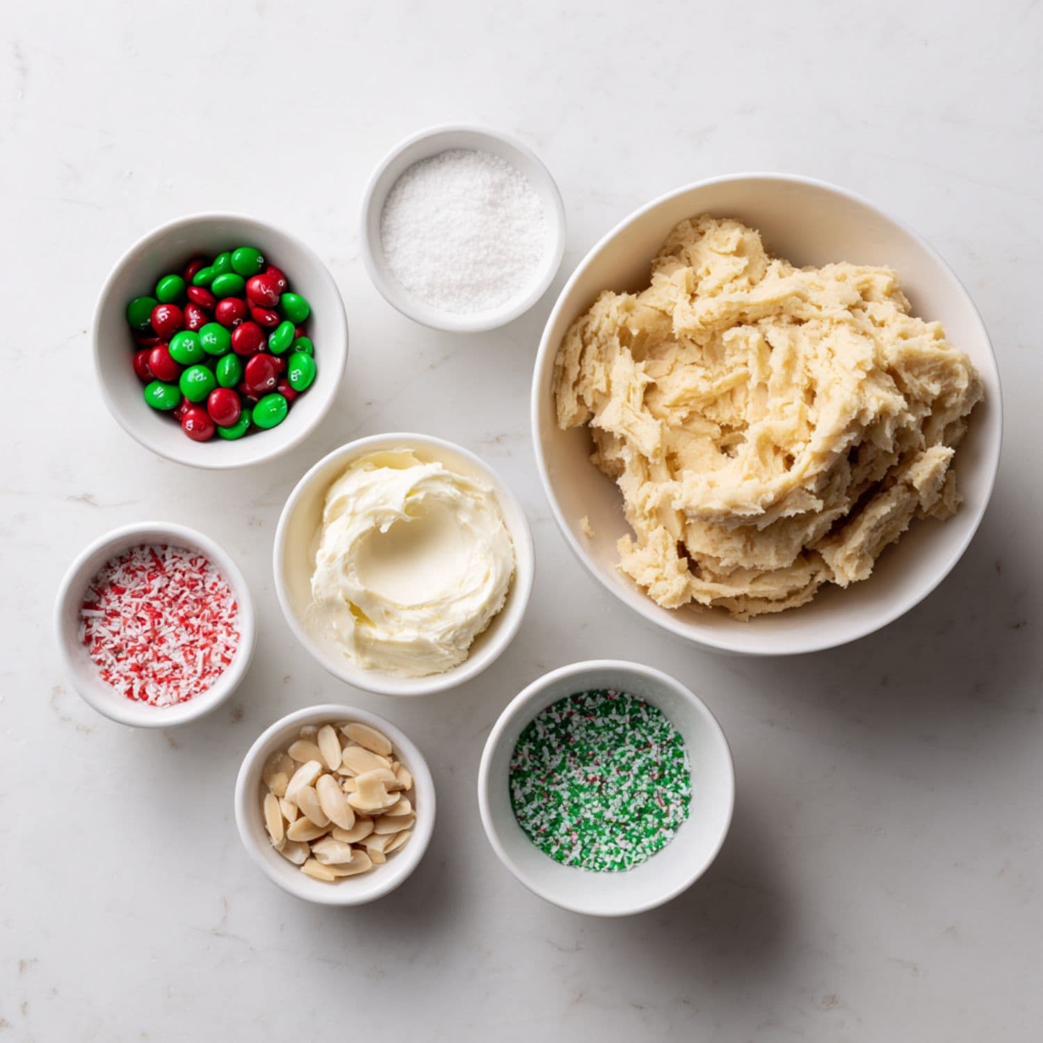 Christmas Cake Batter Cookies