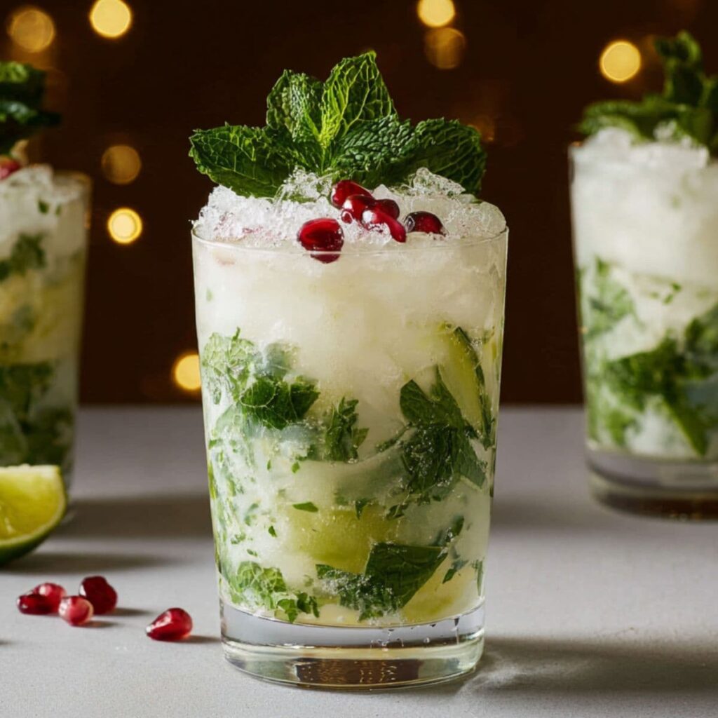 White Christmas Mojito