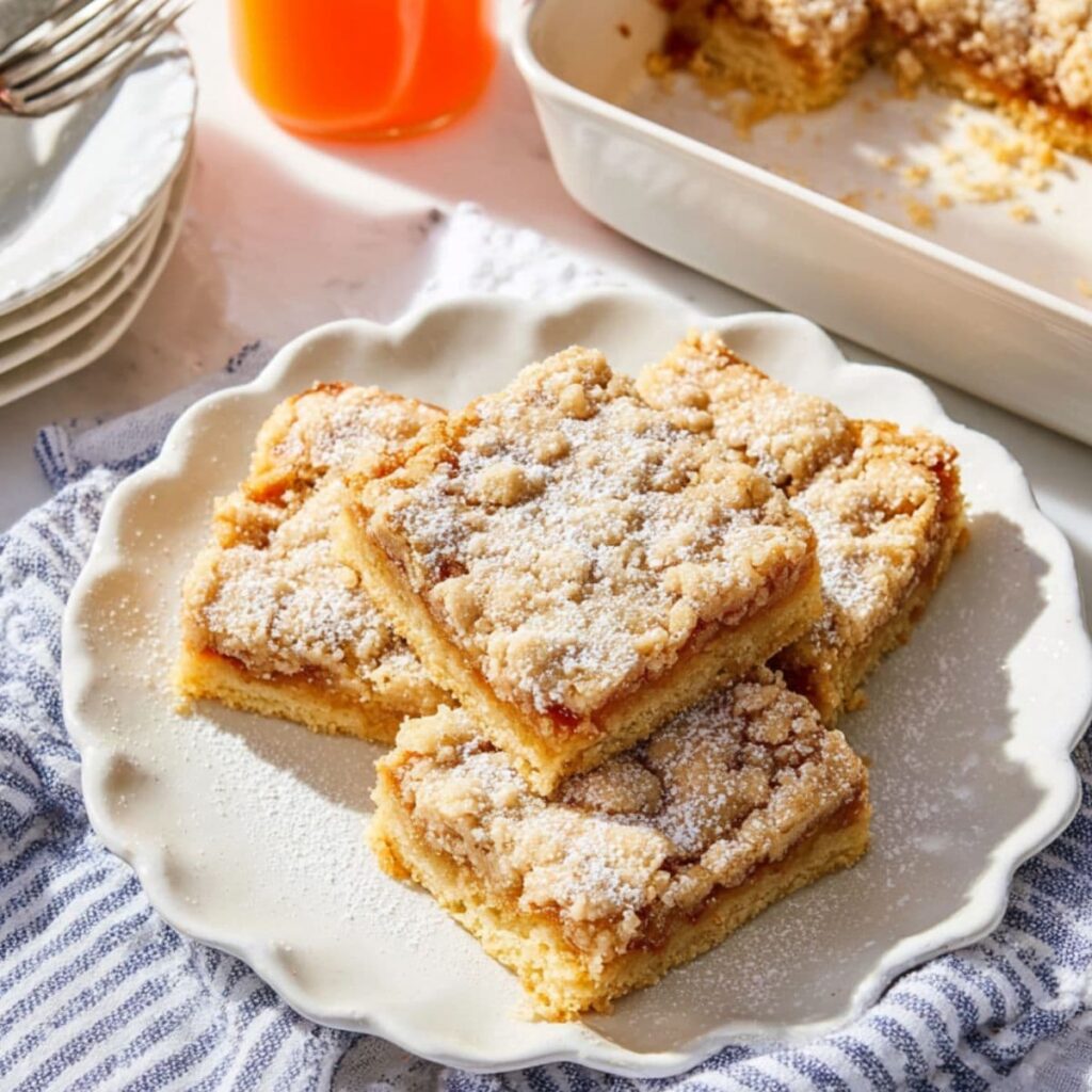 Apricot Shortbread Bars