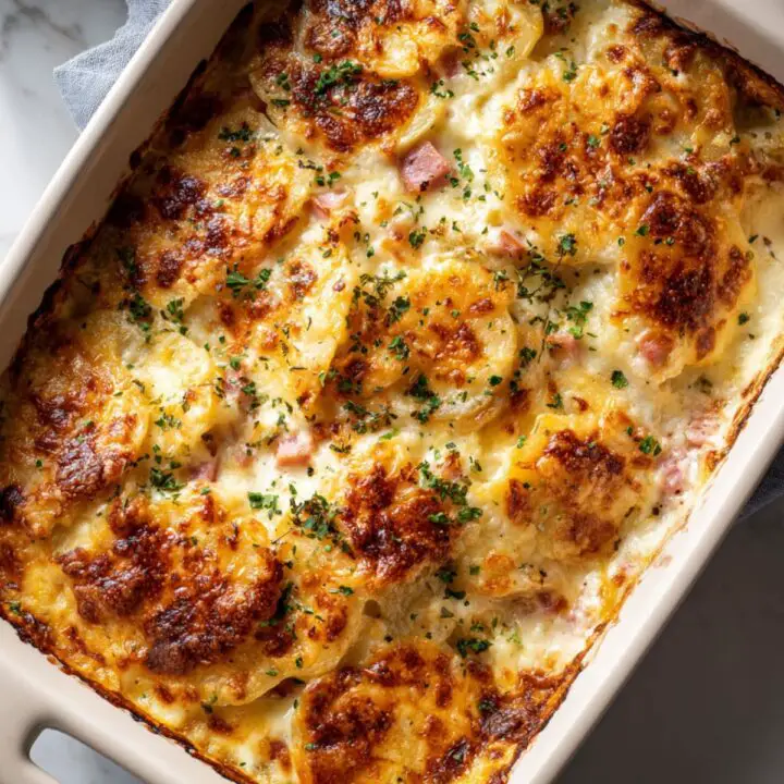 Cheesy Ham and Potato Casserole