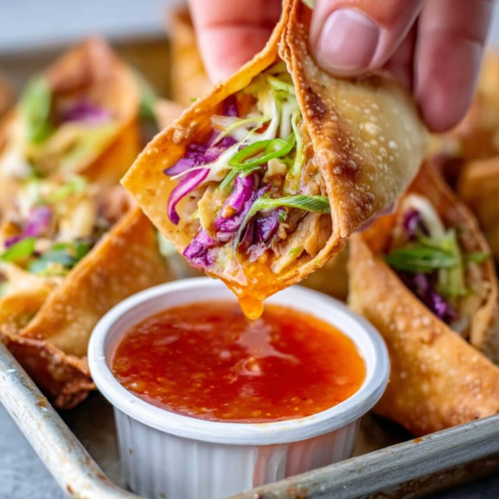 Chicken Wonton Tacos