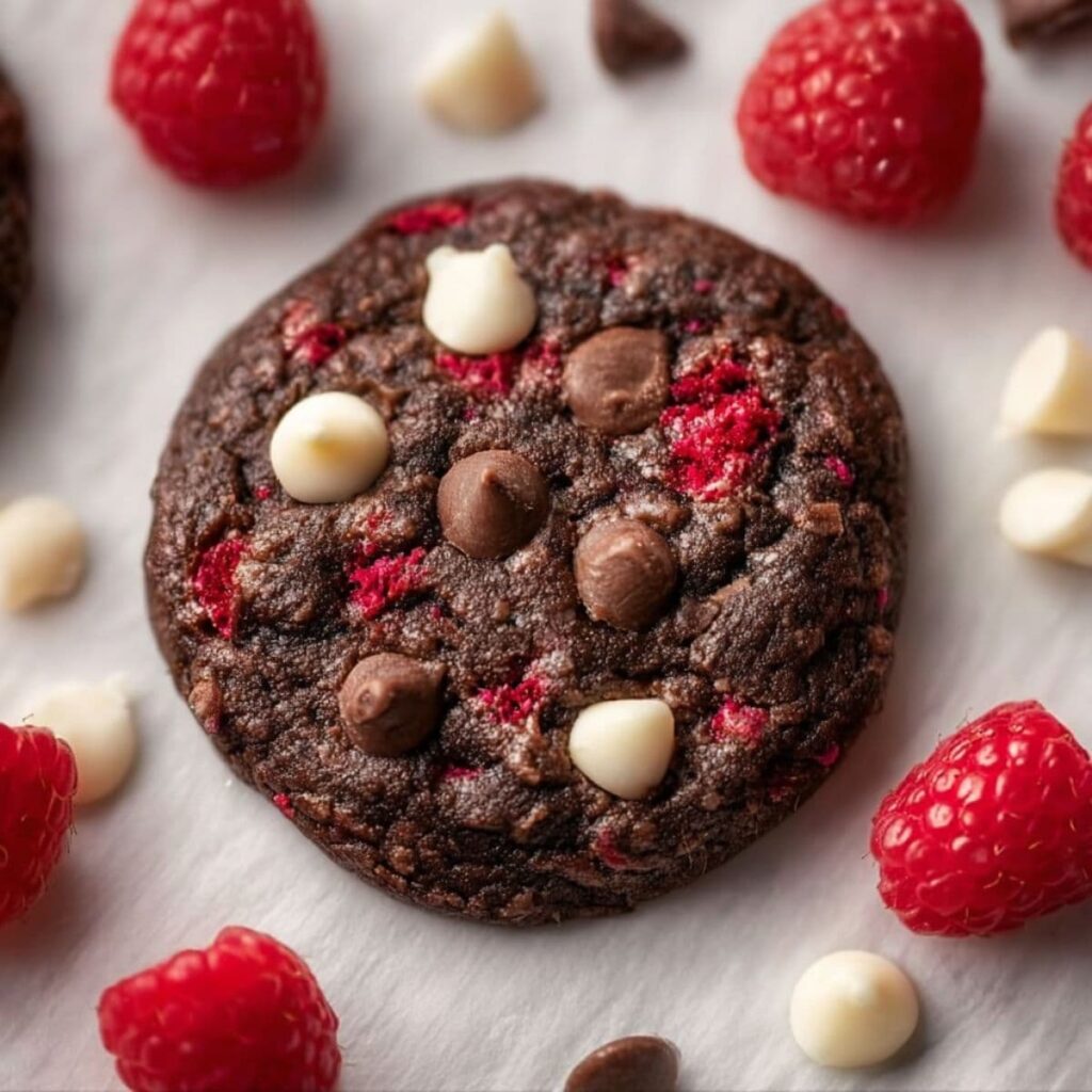 Chocolate Raspberry Cookies