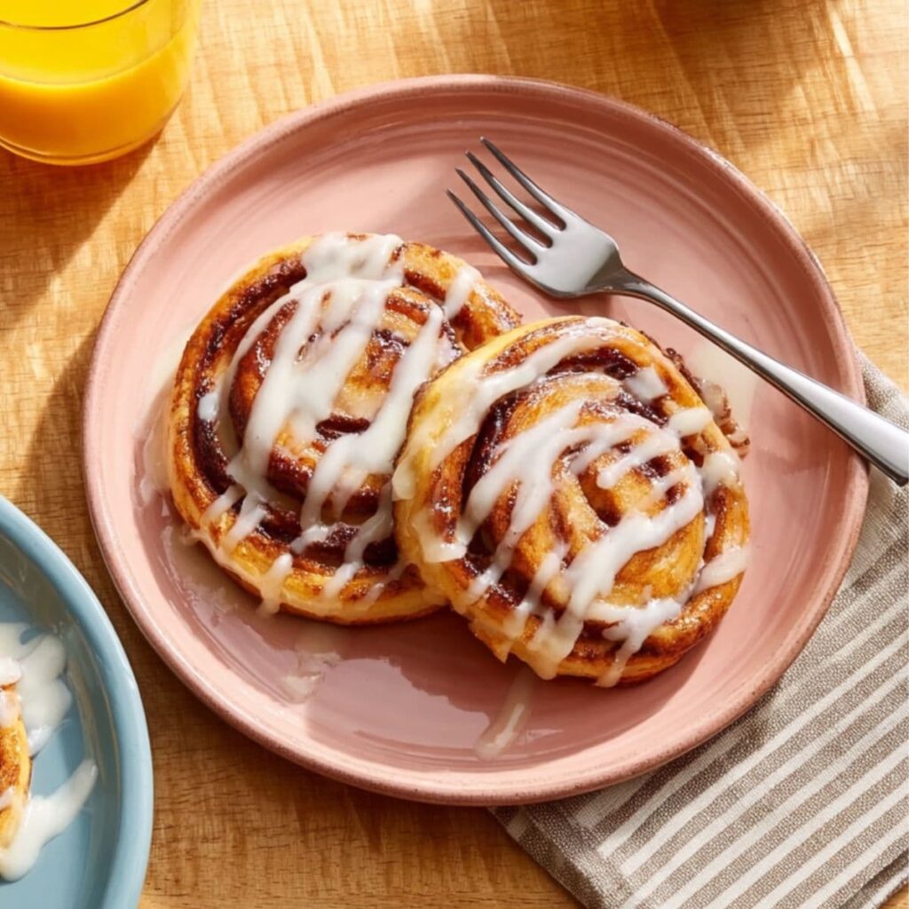 Cinnamon Roll Pancakes